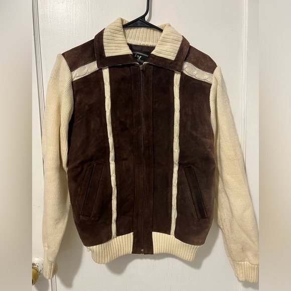 Jackets & Coats | Vintage Lm Landmark Mens Knitsuede Jacket | Poshmark